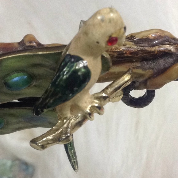 Vintage | Jewelry | 96 Enamel Bird Brooch Pin | Poshmark